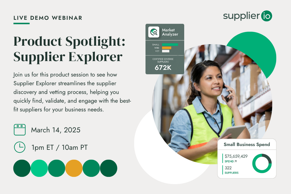 Product Spotlight Smarter Sourcing With Supplier Explorer